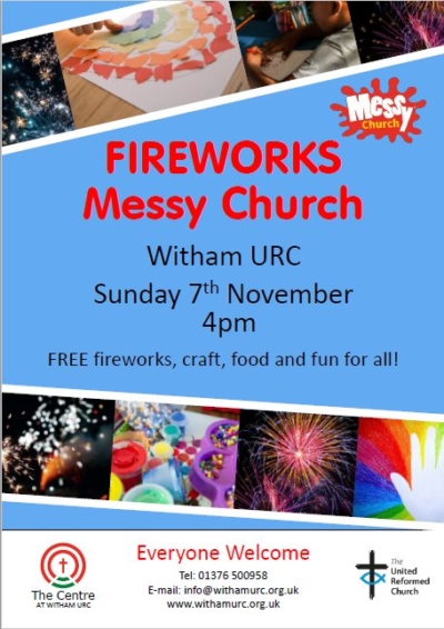 Fireworks Messy Church – Witham URC